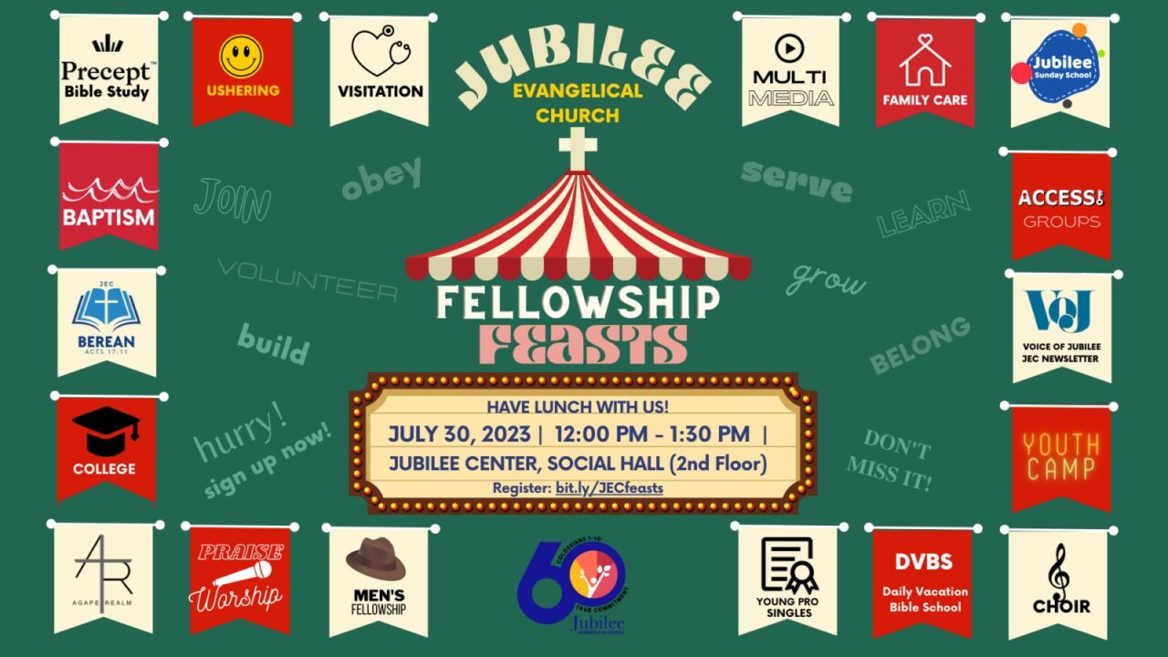 JOIN AN EVENT | Jubilee Evangelical Church